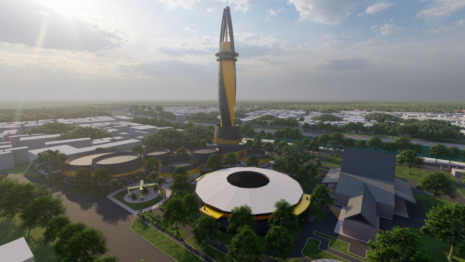 TOWER TUGU PAAL NOL "LANDMARK BARU KALIMANTAN SELATAN" (SERI CATATAN ...